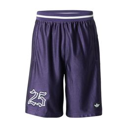 adidas originals Shorts 'GRFX' Herren Größe 35/36 brombeer / schwarz / weiß