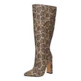 Buffalo Stiefel 'July' Damen Größe 38 sand / braun / schwarz Winterschuhe