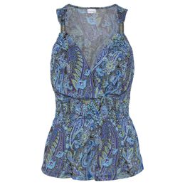 Lascana Top Damen Gr&ouml;&szlig;e XS blau / gr&uuml;n / lila / schwarz