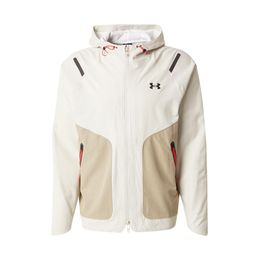 Under Armour Sportjacke 'Unstoppable' Herren Größe L camel / schwarz / weiß