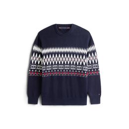 Tommy Hilfiger Big & Tall Tommy Hilfiger Big & Tall Pullover Herren Gr&ouml;&szlig;e XXXL dunkelblau / rot / wei&szlig;