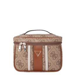 Guess Kulturtasche 'ERENIA' Damen Größe One Size braun / kastanienbraun / cappuccino / offwhite