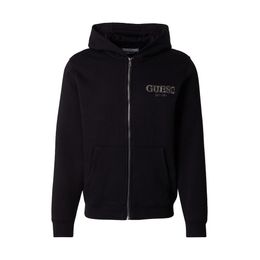 Guess Sweatjacke Herren Größe M grau / schwarz