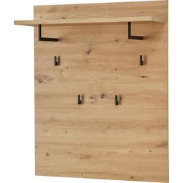 OTTO HOME Regal &raquo;Fargo Garderobenpaneel, 80x100x30cm (B/H/T)&laquo; 1 Stk. tlg. 4 Haken, Ablage, Kleiderstange Artisan Eiche MODERN - Das...