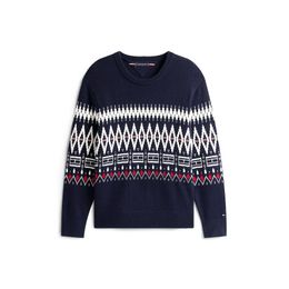 Tommy Hilfiger Pullover Herren Gr&ouml;&szlig;e XL navy / rot / wei&szlig;