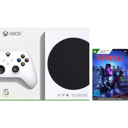 Xbox Konsolen-Set »Series S« 512 GB inkl. Redfall (Code) weiß Spiele, die mit dem Xbox Series X/S-Entwicklungskit erstellt wurden, weisen...
