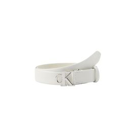 Calvin Klein G&uuml;rtel Damen Gr&ouml;&szlig;e 70 silber / wei&szlig;
