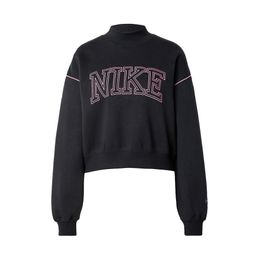 Nike Sportswear Sweatshirt 'Phoenix' Damen Größe XL neonpink / schwarz
