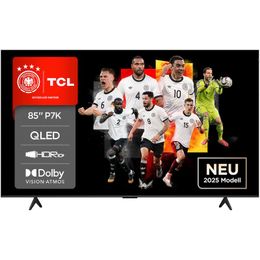 TCL QLED-Fernseher »85P71KX1« 215 cm/85 Smart-TV Multi-HDR, Dolby Vision, Smart TV, Apple Airplay2, Dolby Atmos, Onkyo schwarz ONKYO 2.1...