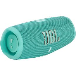 JBL Bluetooth-Lautsprecher »Charge 5 Portabler« (Bluetooth 40 W) wasserdicht türkis Durchstarten mit der integrierten Powerbank