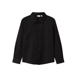 name it Button Up Shirt boy Black size 158/164
