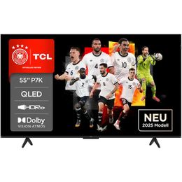TCL QLED-Fernseher »55P71KX1« 139 cm/55 ′′ Smart-TV Multi-HDR, Dolby Vision, Smart TV, Airplay2, Dolby Atmos, Game Master schwarz Smart TV: Google...