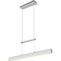 REALITY LEUCHTEN LED Pendelleuchte »PAROS« LED-Modul 1 Stk. Warmweiß über Wandschalter dimmbar, höhenverstellbar, up and down Beleuchtung...