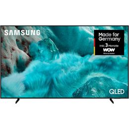 Samsung QLED-Fernseher »GQ75Q7F2AU« 189 cm/75 ′′ Smart-TV Quantum HDR, Knox Security, Art Store, 3D Sound, Gaming Hub, AI TV schwarz Der Art Store...