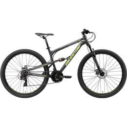 Bikestar Mountainbike 21 Gang Shimano RD-TY300 Schaltwerk Kettenschaltung für Damen und Herren, Kettenschaltung schwarz