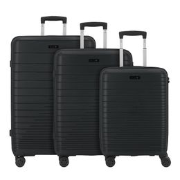d&n D&n Suitcase Set 'Travel Line 4600' male Black size One Size
