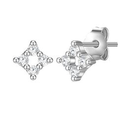Glanzstücke München GLANZSTÜCKE MÜNCHEN Paar Ohrstecker »Set: GSM1843« aus Sterling Silber silber + weiß 5,1 Ohrstecker für Damen