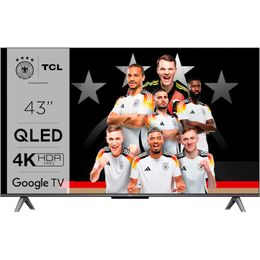 TCL QLED-Fernseher »43C643X1« 108 cm/43 ′′ schwarz 4K HDR PRO, Dolby Atmos, Game Master