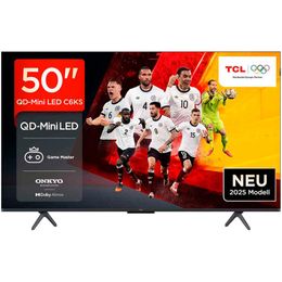 TCL Mini-LED-Fernseher »50C61KSX2« 126 cm/50 ′′ Smart-TV 4K HDR, AiPQ, Game Master, Smart TV, Apple TV, Multi-HDR, Dolby Vision schwarz Smart TV:...