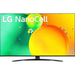 LG LED-Fernseher »43NANO769QA« 108 cm/43 ′′ Smart-TV α5 Gen5 4K AI-Prozessor, Direct LED, HDMI 2.0, Sprachassistenten schwarz Intelligente...