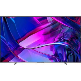 HISENSE Mini-LED-Fernseher »100U7KQ« 253 cm/100 ′′ Smart-TV 4K UHD silber Rahmenloses Design