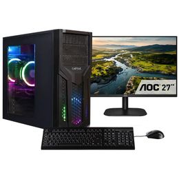 Captiva Business-PC-Komplettsystem »Power Starter R79-984 TFT Bundle« 68, 6 ′′ AMD Ryzen 3 AMD 16 GB RAM 1.000 GB SSD schwarz Windows 11 Home 64-bit