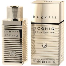 Bugatti Duft-Set »ICONIQ GOLD for him GP EdT 100ml + 200 ml SG« transparent Herrenduft
