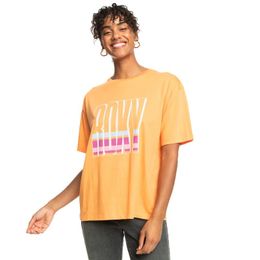 Roxy T-Shirt »Sand Under The Sky« Tangerine M M Umweltbewusstes Material: Stoff aus...