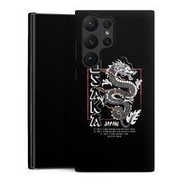 DeinDesign Galaxy S23 Ultra Handy Premium Case Smartphone Handyh&uuml;lle Schutzh&uuml;lle matt Ocean Dragon Japan Premium Case