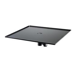 KÖNIG & MEYER König & Meyer 26753 Adapterplatte für Beamer, 420 x 380 mm, Flanschbuchse ø 36 mm, schwarz