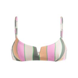 Roxy Bandeau-Bikini-Top »Vista Stripe« Agave Green Very Vista Stripe XS - Cup B Cup B XS Kollektion: „Vista Stripe"-Kollektion