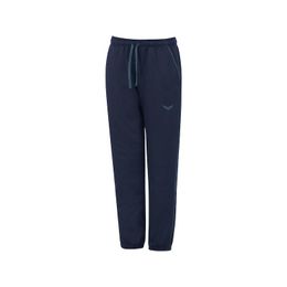 TRIGEMA Sweathose »Sweathose mit Paspel« navy/bunt 152 - Normalgrößen Normalgrößen 152 Sweat-Qualität