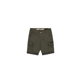 Alpha Industries Shorts »Crew Short« greyblack 31 - Normalgrößen Normalgrößen 31 Cotton Twill Stoff