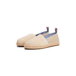 Tommy Hilfiger Espadrille »HILFIGER FLEX MIX ESPADRILLE«, Sommerschuh, Schlupfschuh, Slipper mit seitlichem Logo-Schriftzug beige 46 46...