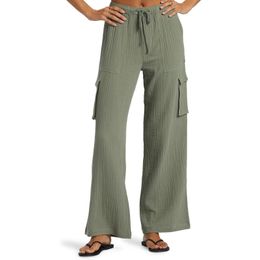 Roxy Cargohose »Precious Cargo« Agave Green S S Stoff: Baumwoll-Twill-Stoff