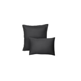 EMMA Premium+ Kopfkissenbezug 80x80 - dunkelgrau