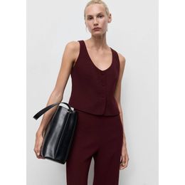Mango Anzugweste 'IGUANA' Damen Gr&ouml;&szlig;e 38 bordeaux