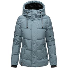 Navahoo Steppjacke 'Sag ja XIV' Damen Größe L blau / taubenblau Winterjacke