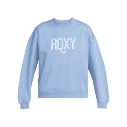 Roxy Sweatshirt »Until Daylight« Bel Air Blue L L Stoff: Baumwoll-Polyester-Mischgewebe [320...