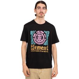 Element T-Shirt »Volley« Flint Black S S Material: Single-Jersey-Stoff aus...