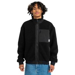 Element Fleecejacke »Oak« Flint Black XL XL Umweltfreundliches Material: Sherpa-Stoff...