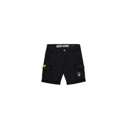 Alpha Industries Shorts »Crew Short Patch« black 34 - Normalgrößen Normalgrößen 34 Cotton Twill Stoff