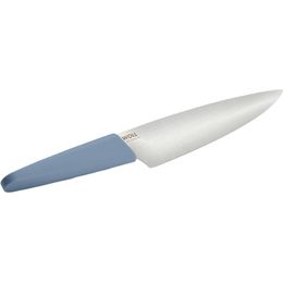 Kochmesser Woll "Cutting Edge", blau, Klingenlänge 20cm, Edelstahl, Kunststoff, Kochmesser, aus deutschem Edelstahl gemäß DIN 1.4116
