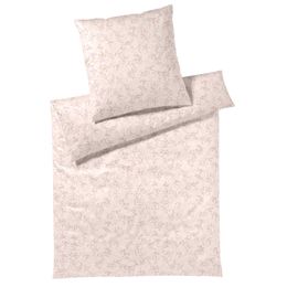 Bettwäsche Elegante "Shift", lila (mauve), B/L: 135cm x 200cm, 1 Stk., 1 Stk., Jersey, B/L: 80cm x 80cm, 2 Stk., Jersey, Obermaterial: 100% Baumwolle, Bettwäsche, angenehmes Hautgefühl