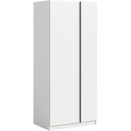 Kleiderschrank Home Affaire "BENDINGO, TOPSELLER, Schlafzimmerschrank, Schrank, Garderobenschrank", weiß, B:80cm H:183cm T:53cm, FSC-zertifizierter Holzwerkstoff, Schränke, Breite 80cm, weiß, 2-türig, inkl. 1 Kleiderstange und 3 Ablageboden