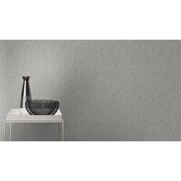 Vliestapete rasch "Vliestapete Perfecto VI 844276", grau, B:53m L:10,05m, Vlies, Tapeten