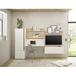 Büromöbel-Set Inosign "CiTY/GiRON", weiß, B:250cm H:158cm T:40cm, Arbeitsmöbel-Sets, Wandsekretär, Home Office