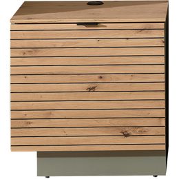TV-Schrank Innostyle "INA TV-Lowboard, 60 x 51 x 44 cm (B/H/T)", schilfgrün, artisan eiche, B:60cm H:51cm T:44cm, ABS-Kunststoff, Holzwerkstoff, MDF, Metall, Schränke, stehend/hängend verwendbar, 1 türig, Softclose