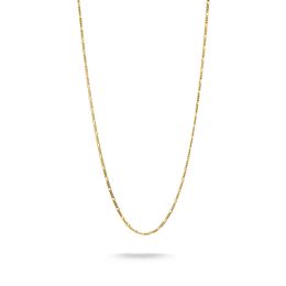 Collierkettchen Thomas Sabo "Figarokettengliederung, KE2329-001-21-L45v, KE2329-413-39-L45v" Gr. 45, gold (gelbgoldfarben), Halsketten, Damen, 45, Silber 925 (recycelt)