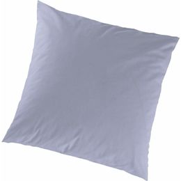Kissenbezug Primera "Primera Mako-Feinjersey Kissenbezug im Doppelpack", grau (hellgrau), B:40cm L:40cm, Feinjersey, Obermaterial: 100% Baumwolle, Kissenbez&uuml;ge, Kissenbezug, In vielen Uni-T&ouml;nen